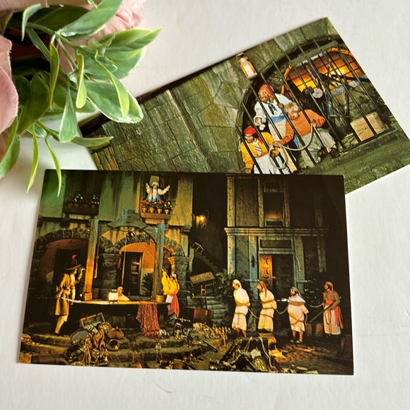 Disney | Art | Pirates Of The Caribbean Postcards 8s Disney World ...
